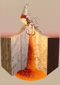 Querschnitt durch einen Vulkan – Vulkanologische Gesellschaft